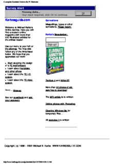 کتاب A Complete Illustrated Guide To Pc Hardware